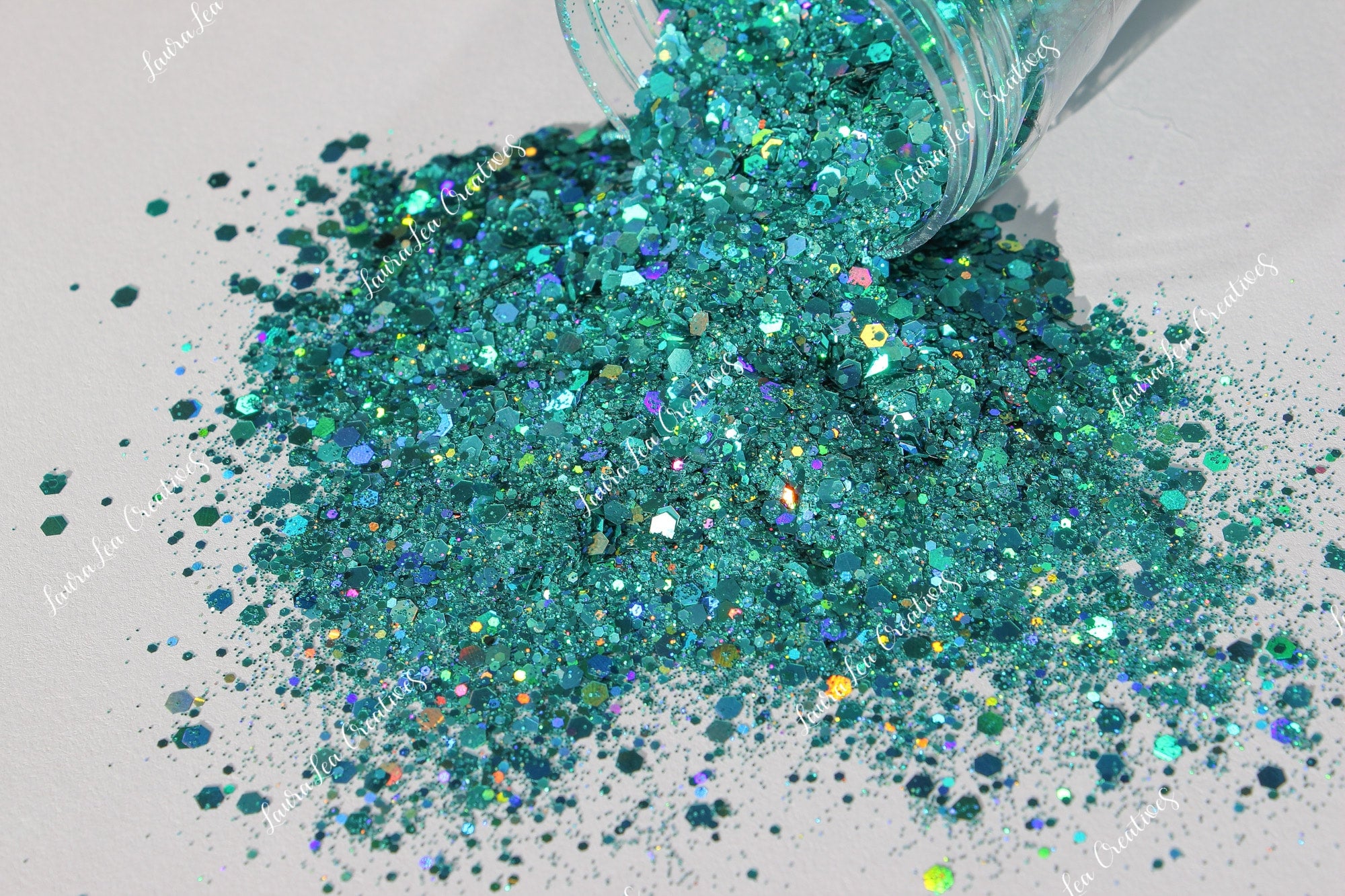 Mixed Holographic Teal | Lauralea Creatives